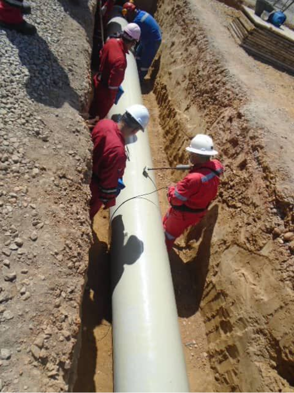 Revestimiento de Tuberia Enterrada con Belzona 5892