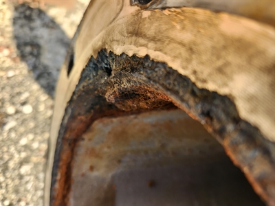 Flange Face Forming Technique Restores Damaged Sand Filter Flange