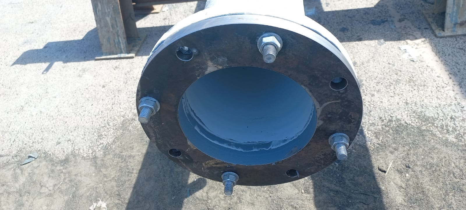 Flange Face Forming Technique Restores Damaged Sand Filter Flange